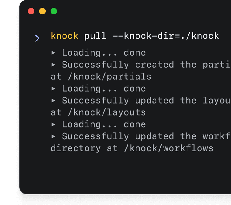 Agents | Knock