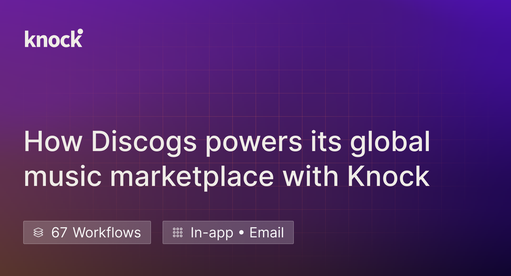 How Discogs powers its global music marketplace with Knock | Knock