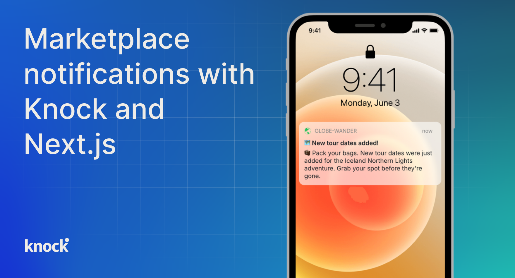 Marketplace notifications with Knock and Next.js | Knock