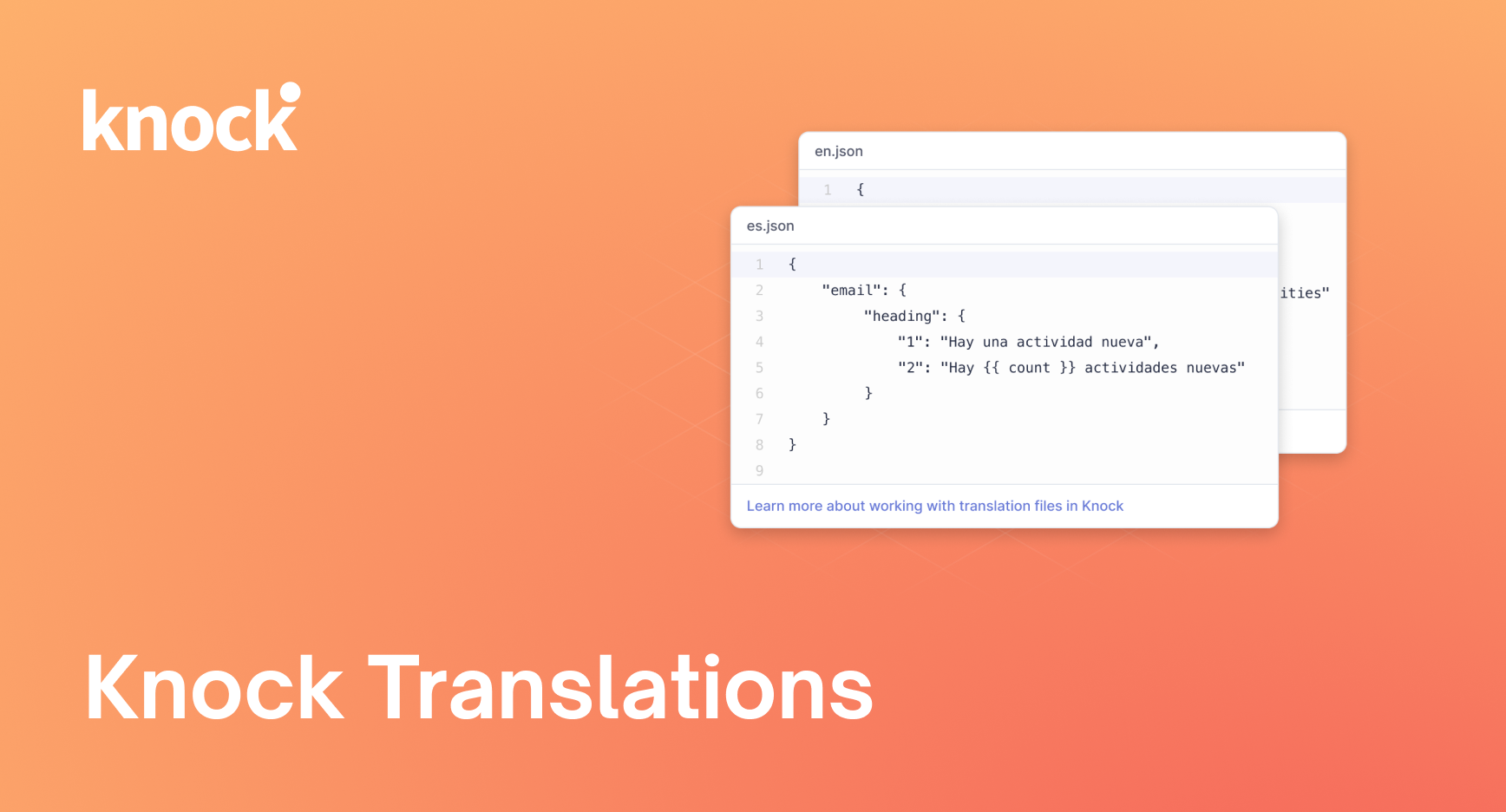 Announcing Knock Translations | Knock