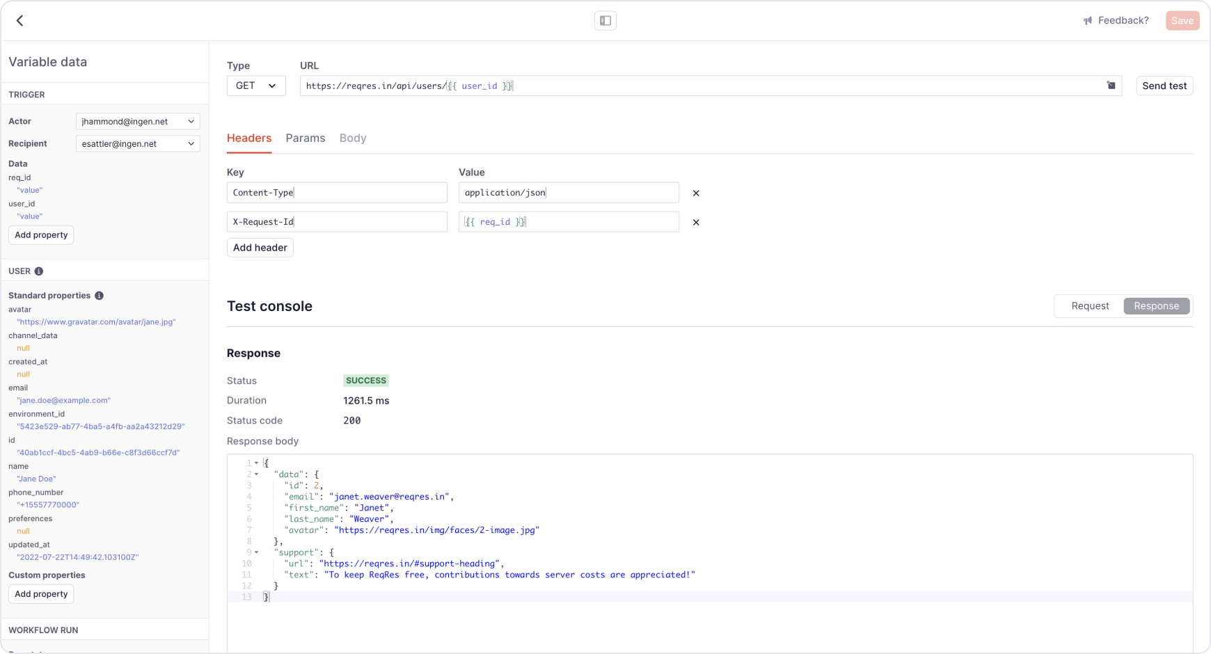 The fetch function test runner | Changelog 2022-08-10 | Knock