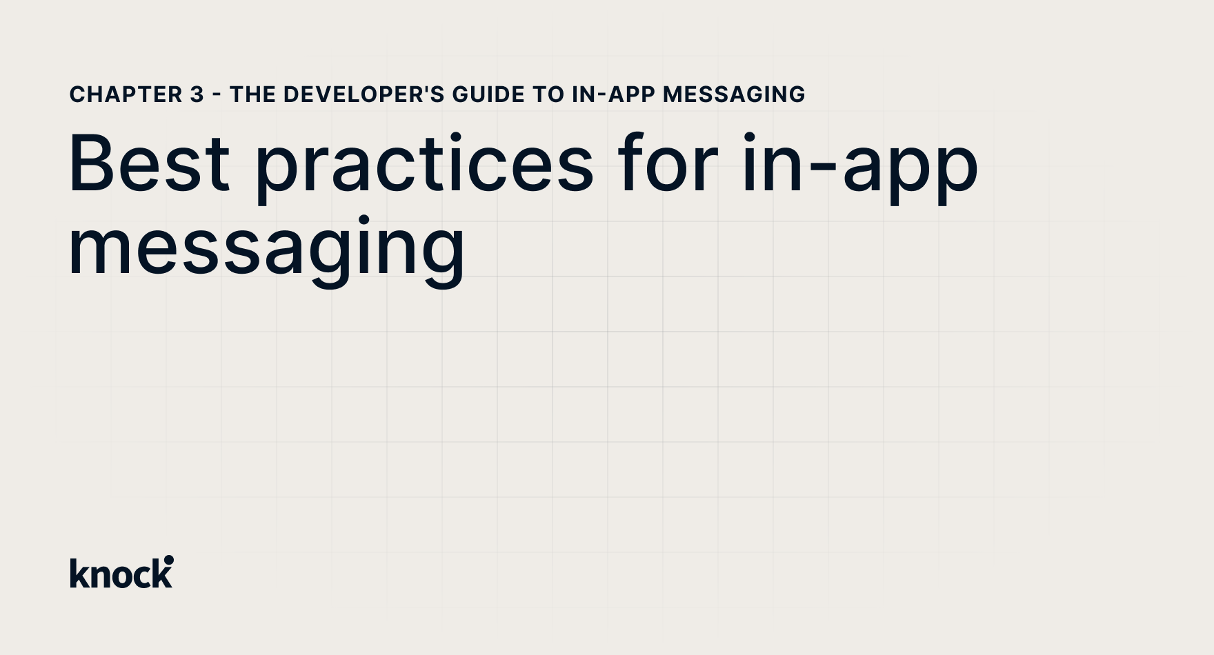 Best practices for in-app messaging | Knock