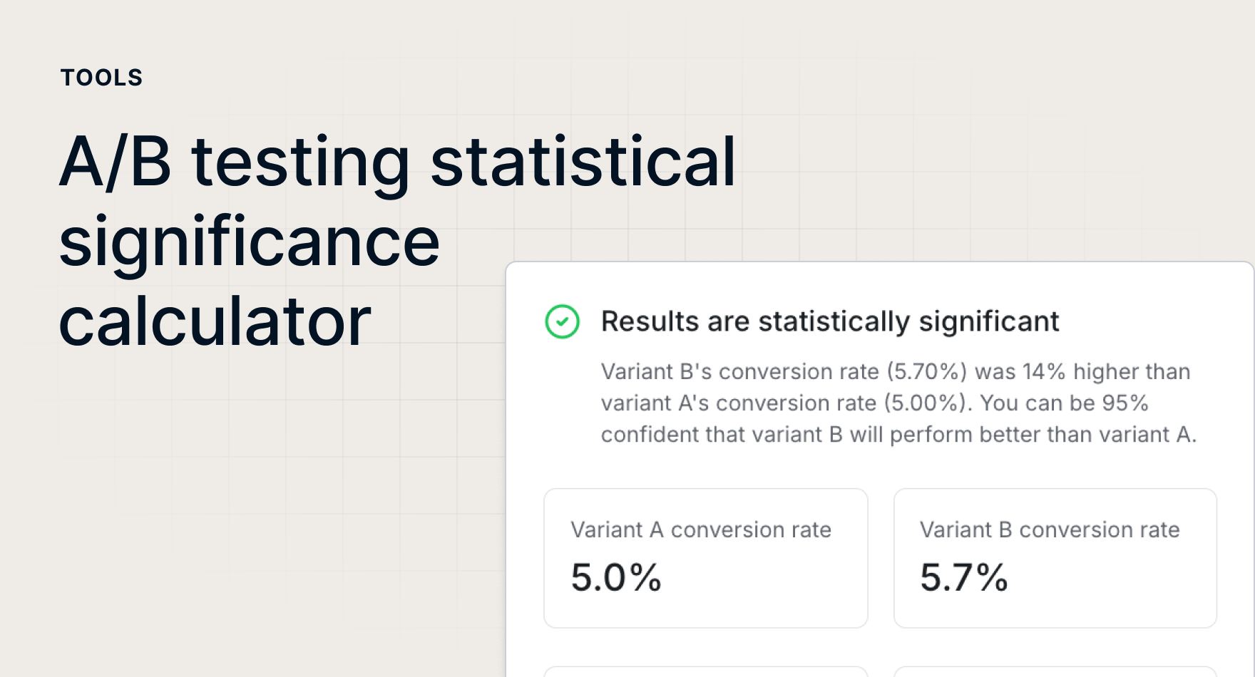 A/B testing statistical significance calculator | Calculate A/B test ...