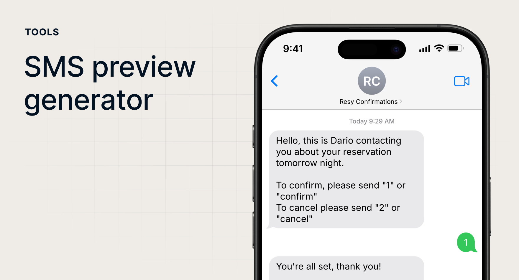 SMS message preview generator | Create realistic iPhone and Android ...